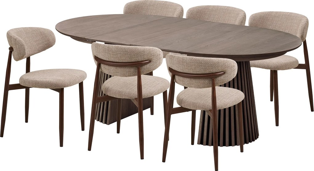 House Nordic Jídelní set OSAKA & LEVANTO 120×120 cm 7771006-S