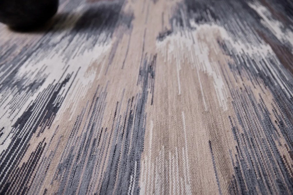 Diamond Carpets India, Ručně vázaný kusový koberec Apollo DESP P92 Charcoal, 200x290, šedá, chodba / předsíň
