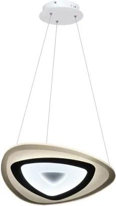 MILAGRO VOLTA 590 bílá/černá Závěsné LED svítidlo dálkové ovládání