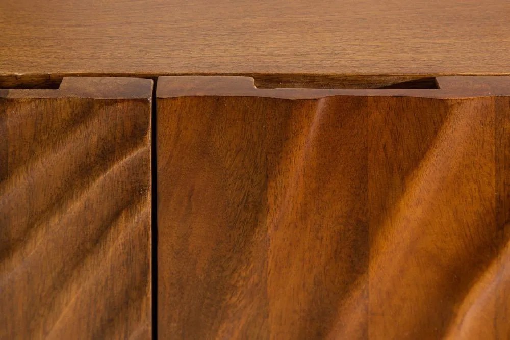 Designová komoda Shayla 177 cm přírodní mango - skladem
