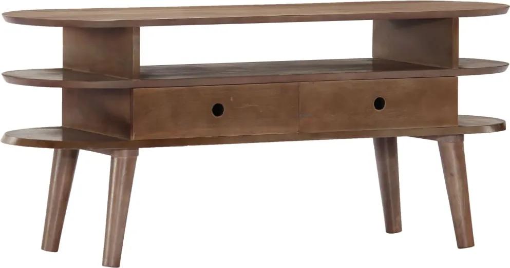 TV stolek - masivní akciové dřevo | 110x35x50 cm