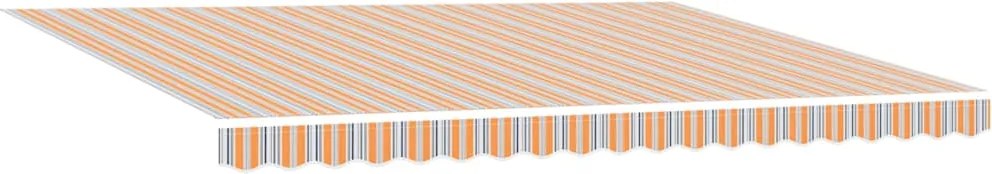 Stahovací markýza Vícebarevný 450 × 300 cm Polyester a hliník 3330927