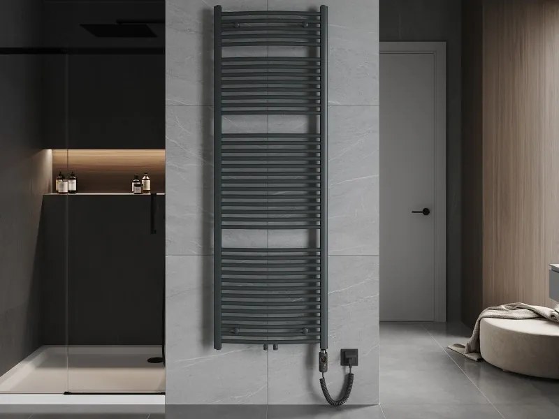 Mexen Ares, elektrické topné těleso 1800 x 600 mm, 900 W, antracitová, W102-1800-600-2900-66
