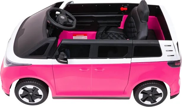 Elektrické autíčko Volkswagen ID BUZZ růžové
