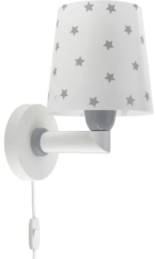 Dalber 82219B - Dětské nástěnné svítidlo STAR LIGHT 1xE27/60W/230V bílá