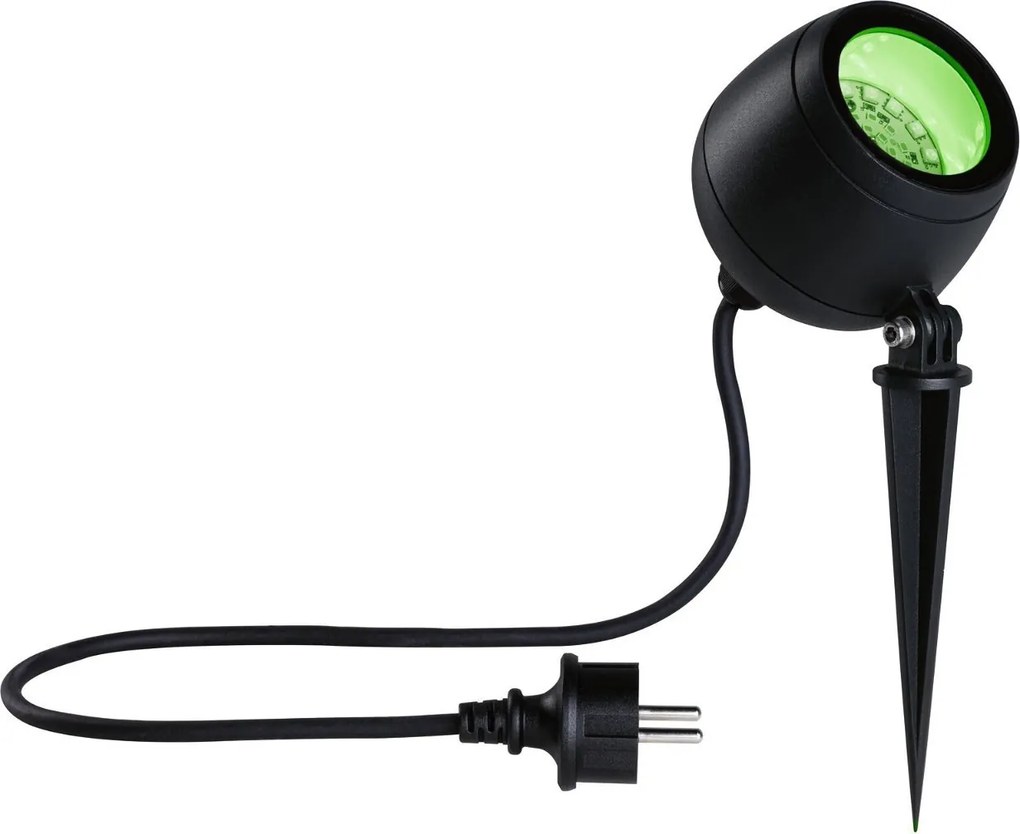 P 94771 LED bodové zahradní světlo Smart Home Zigbee Kikolo IP65 90mm RGBW+ 6,2W 230V antracit umělá hmota/hliník - PAULMANN