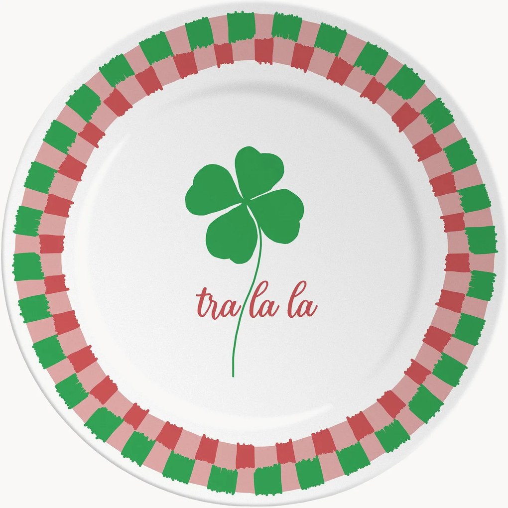 Porcelánový dezertní talíř Tra La La