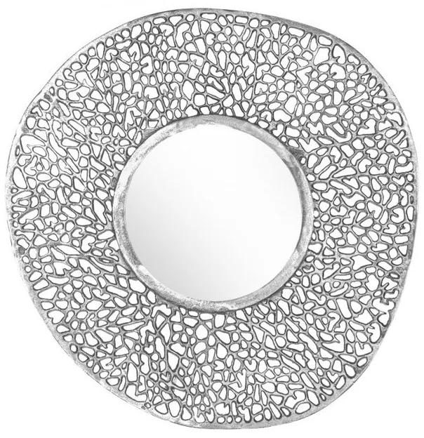Nástěnné zrcadlo Lance S 76 cm stříbrné