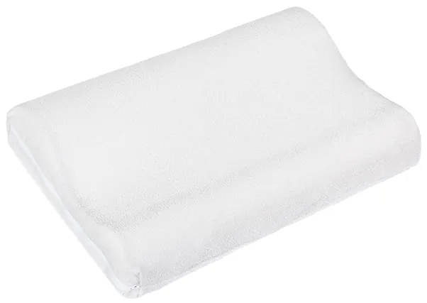 Bellatex POVLAK na  anatomický polštář 45x30 cm (povlak na zip) Froté, světle šedá