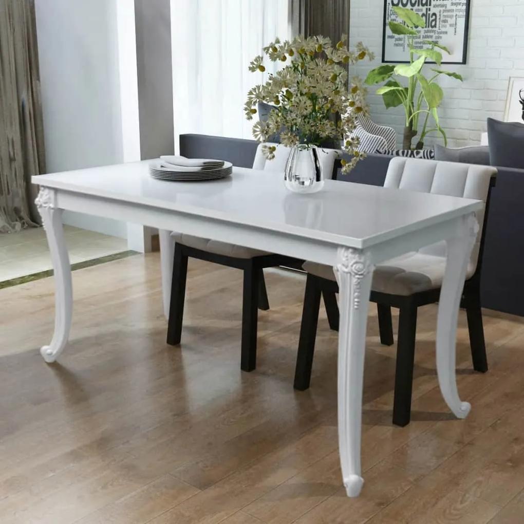 PerfektníDomov Jídelní stůl Lumeah - 116x66x76 cm | bílý