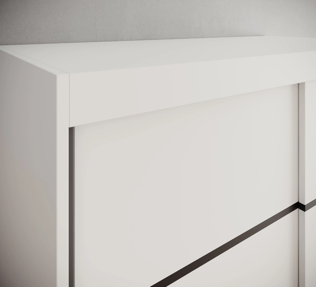 ADRK Furniture Posuvná skříň Lizi 120 ADRK-SW-LIZ-120-WW
