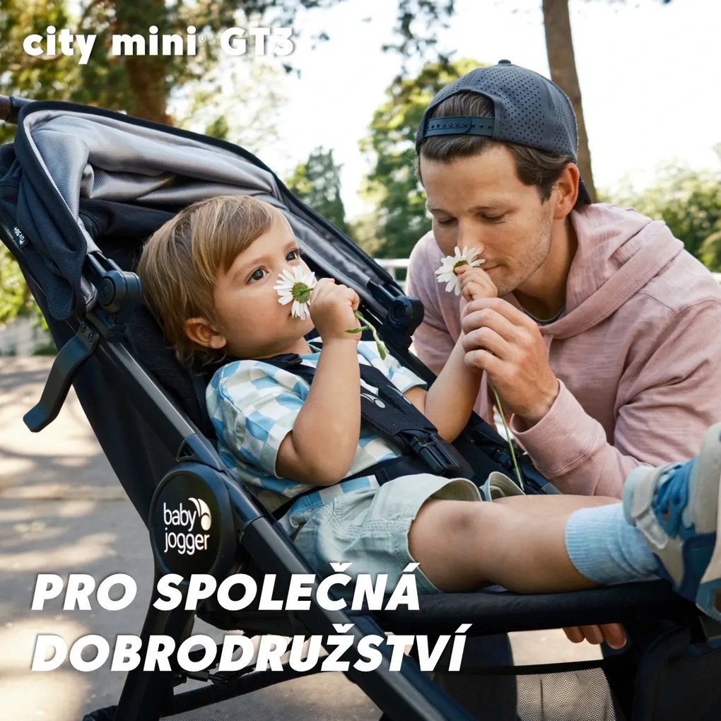 Baby Jogger BabyJogger CITY MINI GT 3 vč. madla - RICH BLACK