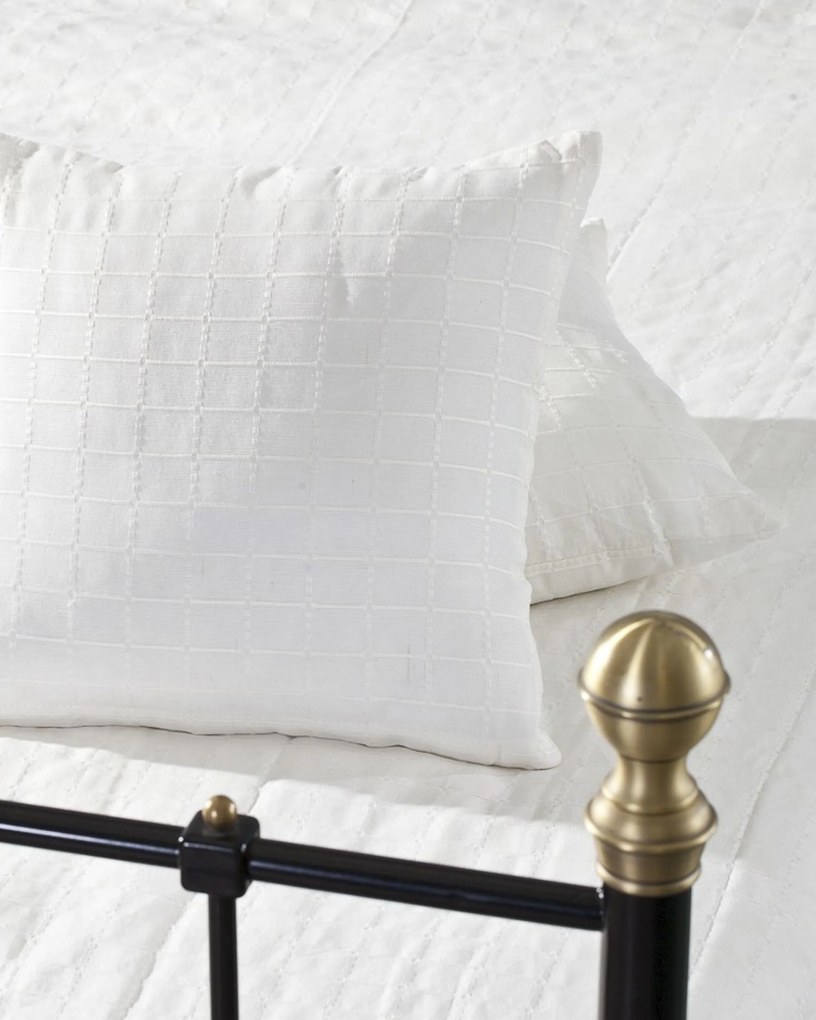 Sada Milena white 180x250cm pléd + 2 potahy