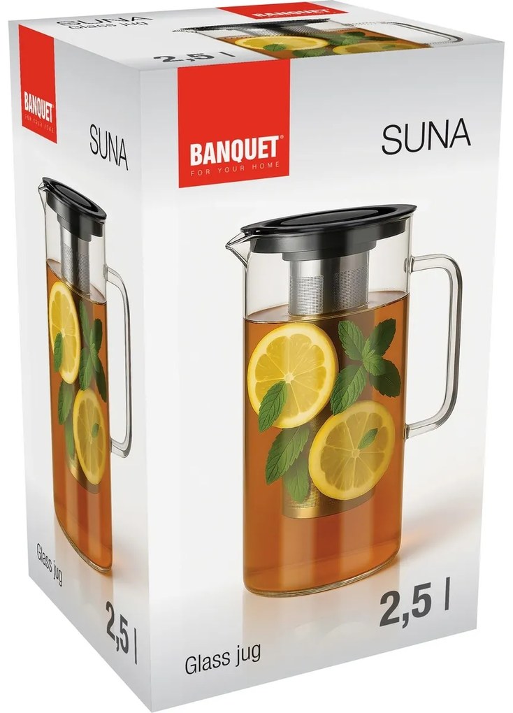 Banquet Džbán skleněný Suna 2,5 l