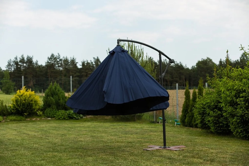 Tomido Zahradní slunečník EXCLUSIV 300 cm BLUE 3052