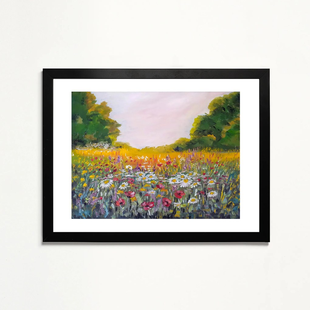 Ivana Brázdová | Rozjímání na louce Rám: Černý, Velikost: 30 x 40 cm