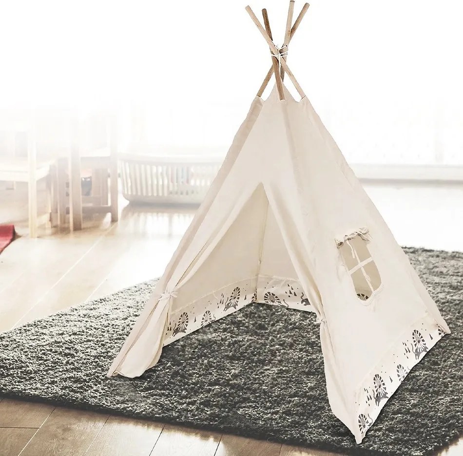 HOMESTYLING Dětský stan teepee SLON KO-HZ1990020slon