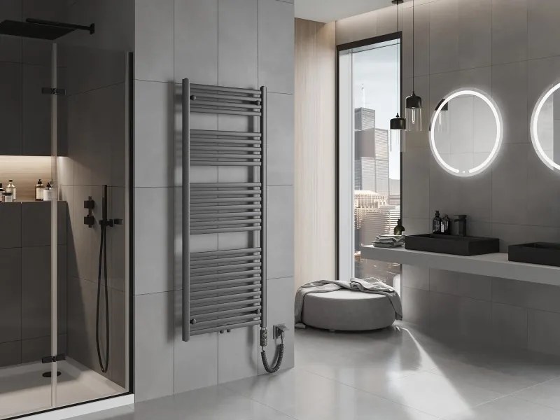 Mexen Hades, elektrické topné těleso 1500 x 600 mm, 900 W, antracitová, W104-1500-600-2900-66