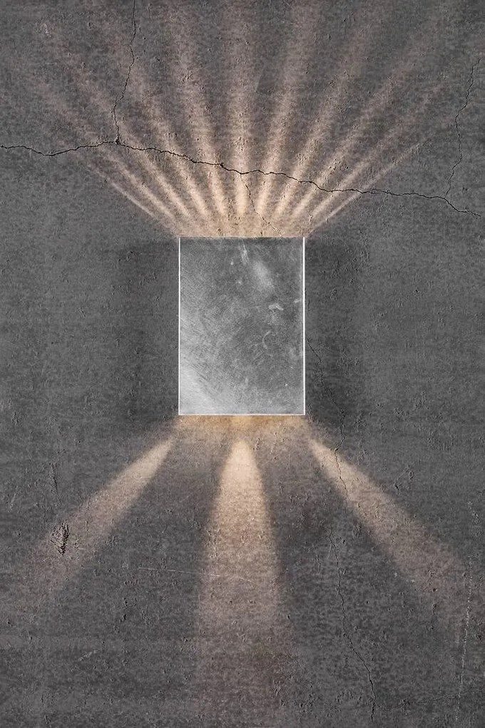 NOR 2019051031 Venkovní nástěnné svítidlo Fold 15 2x5W LED galvanizovaná ocel čirá - NORDLUX