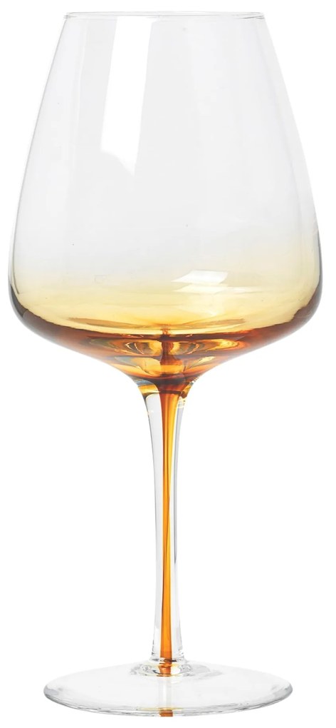 Broste Sklenice na červené víno Amber 650 ml, žlutá barva, sklo