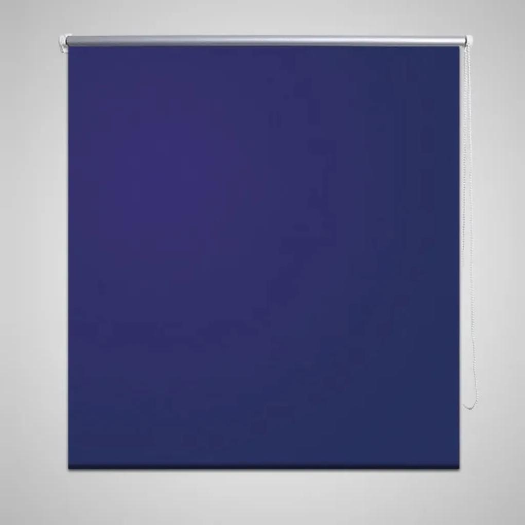 240165 vidaXL Zatemňovací látková roleta - 120 x 230 cm - námořnická modrá  | BIANO