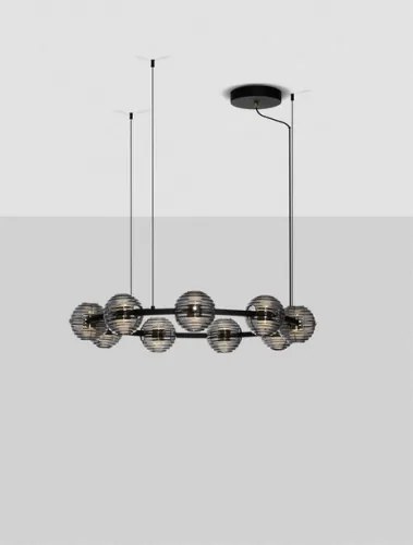 Závěsné LED svítidlo NOVA LUCE LAS 91W 3000K 9009136 stmívatelné Triac