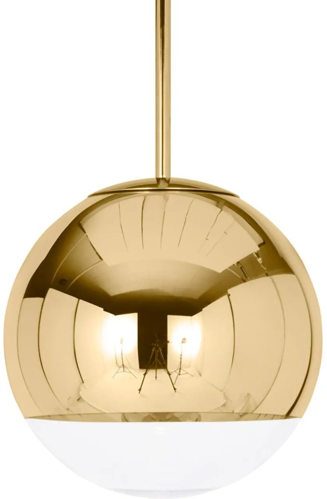 Tom Dixon Mirror Ball závěsné světlo zlaté, 25 cm
