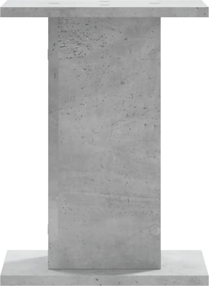 Stojany na rostliny 2 ks betonově šedé 30 x 30 x 40 cm kompozit 3307849