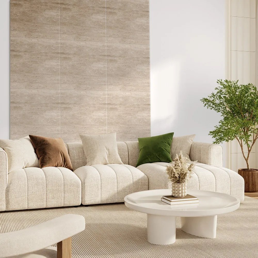 Látkové akustické panely v sadě 2 ks 60x60 cm Travertine II – Styler