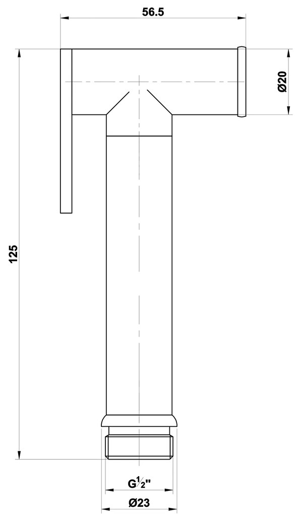 Sapho, Rhapsody podomítková baterie s bidetovou sprškou, 5540-01