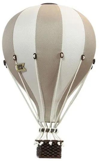Dekorační horkovzdušný balón běžová - L-50cm x 30cm