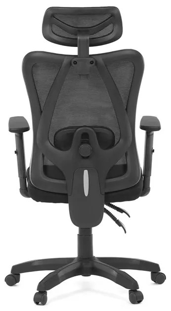 Ergonomická kancelářská židle ORVIN - černá síťovina Barva: černá
