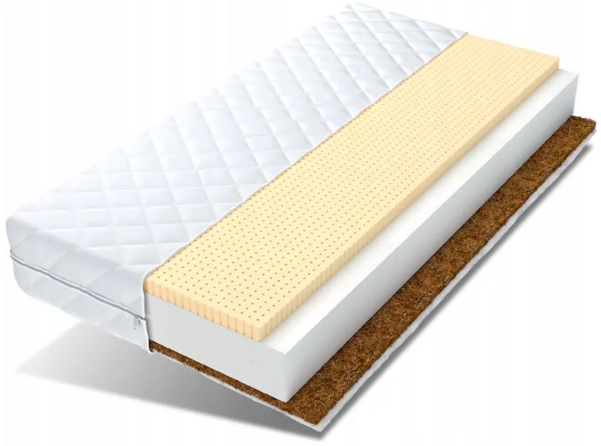 Dětská matrace BABY MAX RELAX 120x60x12 cm - pěna/latex/kokos