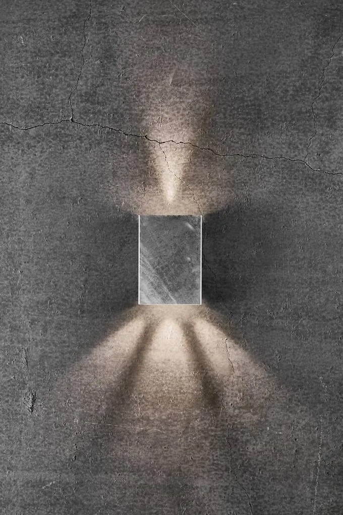 NOR 2019041031 Venkovní nástěnné svítidlo Fold 10 2x3,5W LED galvanizovaná ocel čirá - NORDLUX