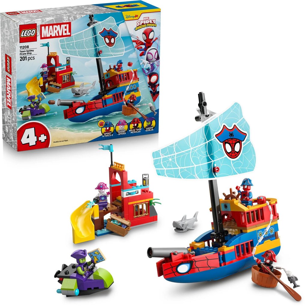 Lego® spidey 11208 pirátská loď spideyho týmu 5702018063491
