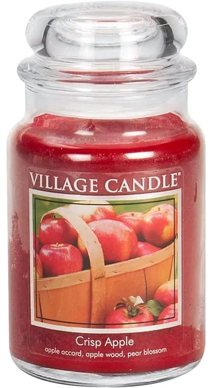 Village Candle – vonná svíčka Crisp Apple (Svěží jablko), 602 g
