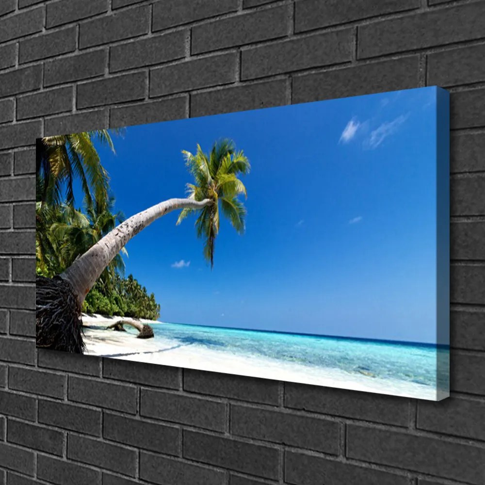 Obraz na plátně Pláž Palma Moře Krajina 125x50 cm