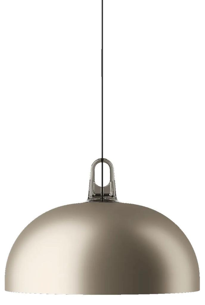 Lodes 16924 2700 Jim dome, champagne kupolovité svítidlo s šedým hákem, 1x25W LED E27, prům. 50cm