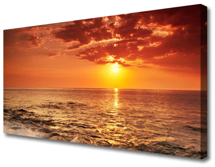 Obraz na plátně Moře Slunce Krajina 140x70cm