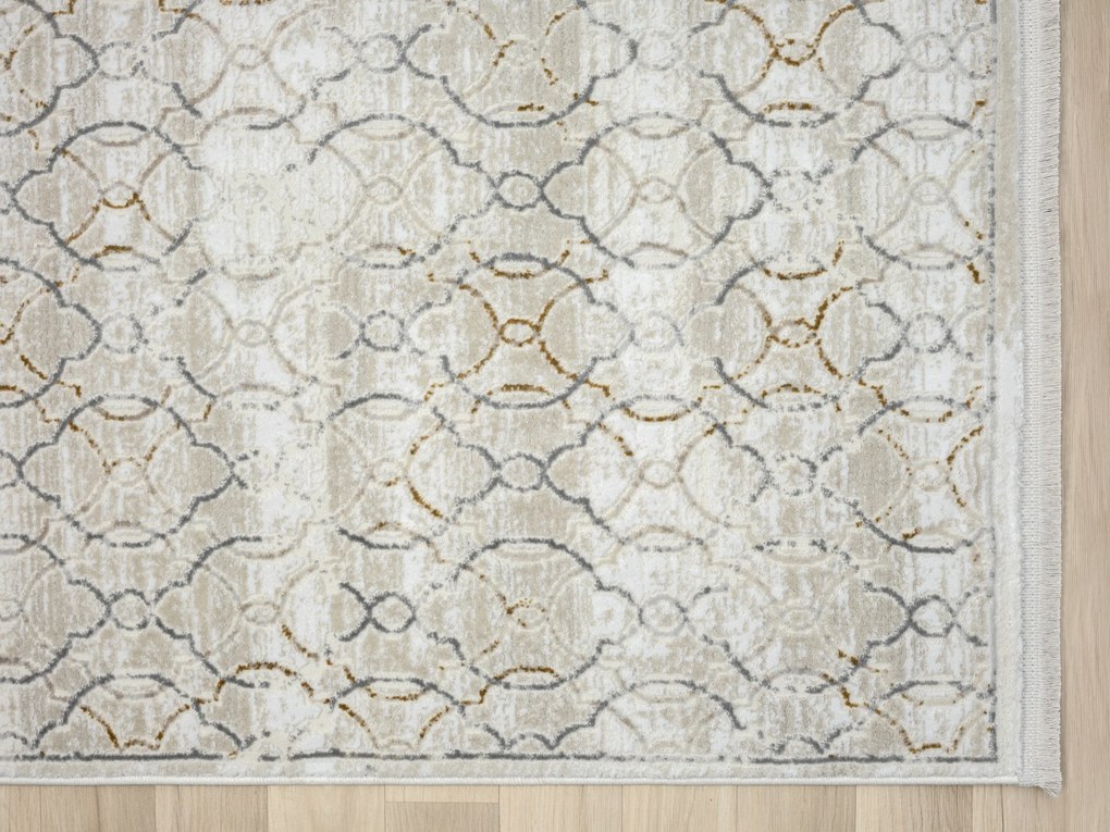 My Flair, Kusový koberec My Floor creme, 160x230, šedá, chodba / předsíň