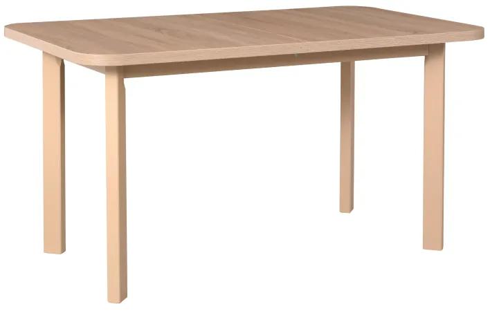 Drewmix Jídelní stůl WENUS 2 P + doprava zdarma deska stolu bílá, nohy stolu sonoma