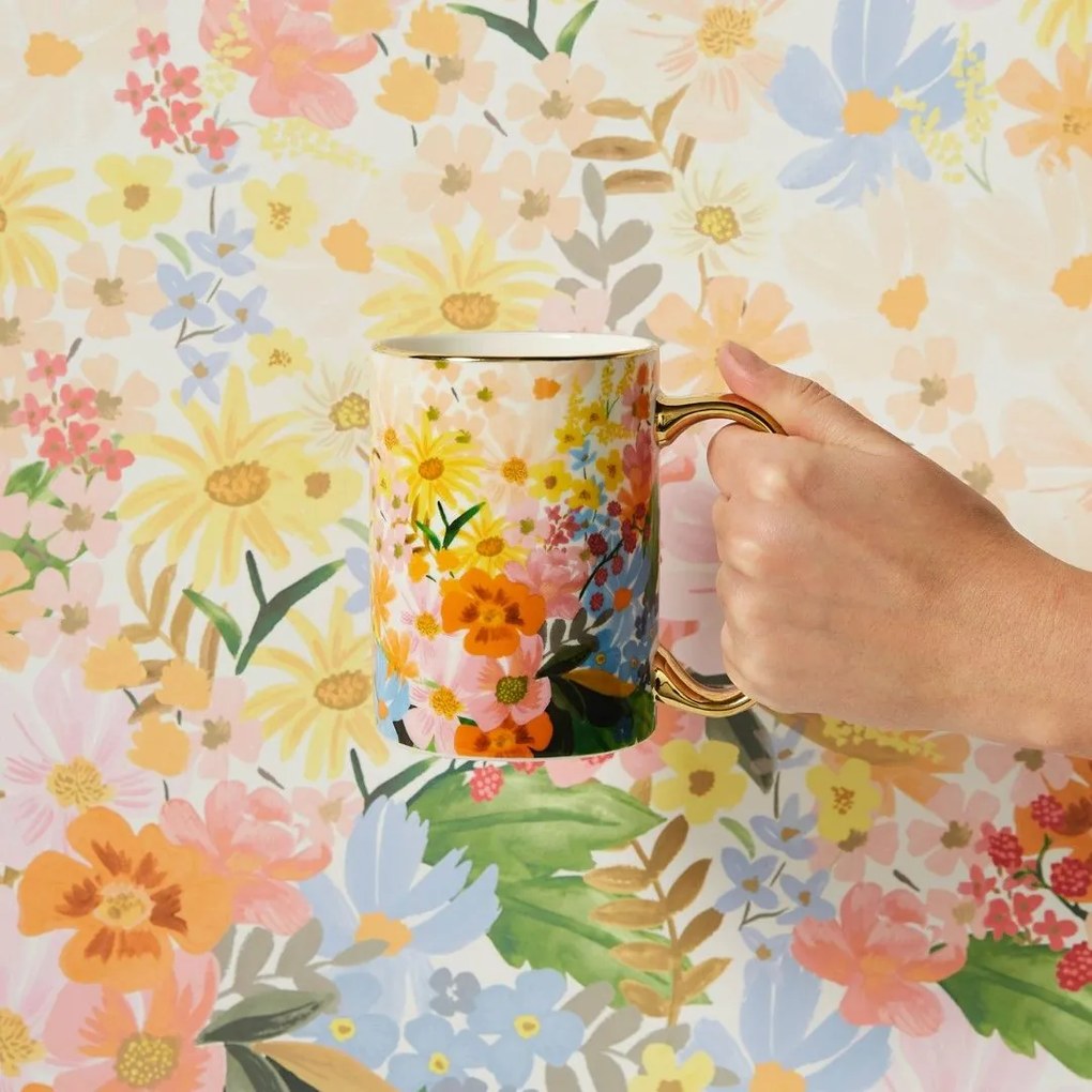 Rifle Paper Co. Porcelánový hrnek Marguerite 470 ml, multi barva, porcelán