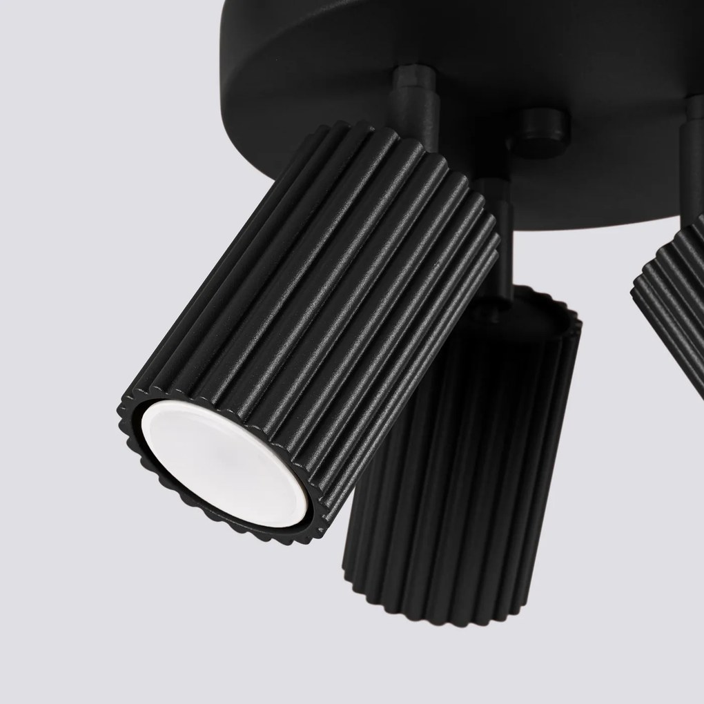 Sollux Lighting Stropní svítidlo KARBON 3P černé