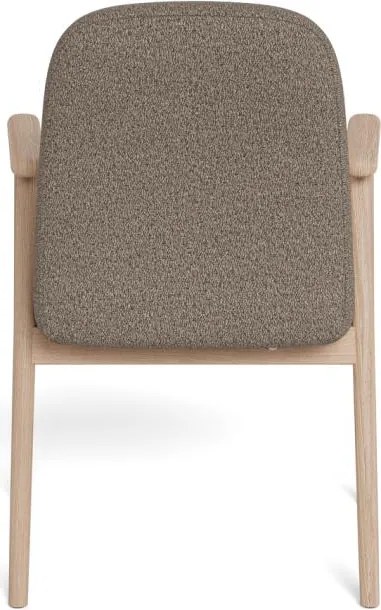 ACTONA Set dvou jídelních židlí s područkami CALVIN taupe