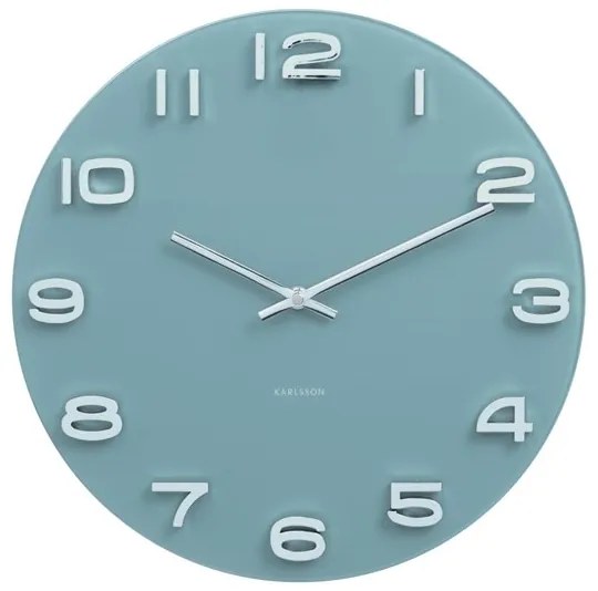 KARLSSON Nástěnné hodiny Vintage kulaté tmavě modré