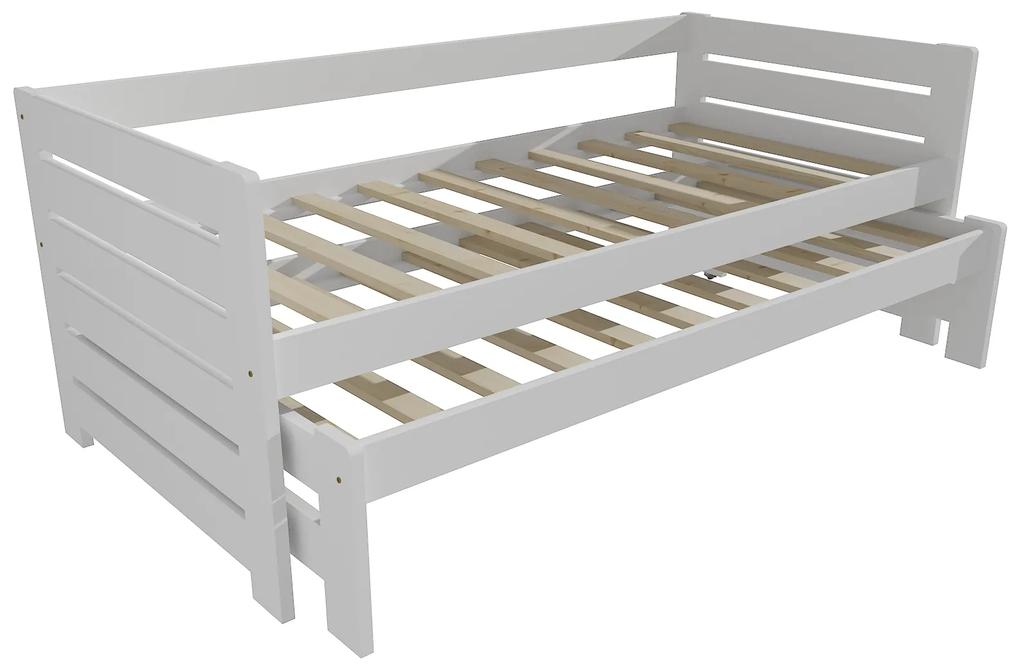 Vomaks Dětská postel s výsuvnou přistýlkou DPV 011 Rozměr: 80 x 200 cm, Barva: barva šedá