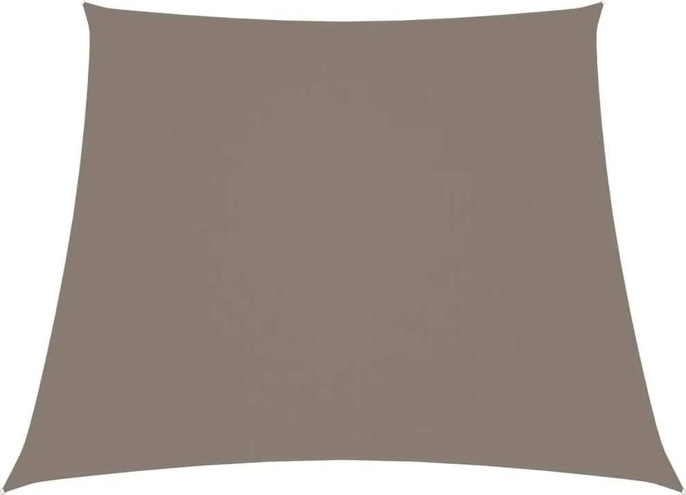 vidaXL Stínicí plachta oxfordská látka lichoběžník 3/5 x 4 m [135133] Barva: Hnědá