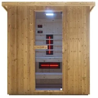 RAKOUSKÝ produkt - Venkovní kombinovaná sauna LAHTI 198x181,5x202,2 cm ( F30200 )