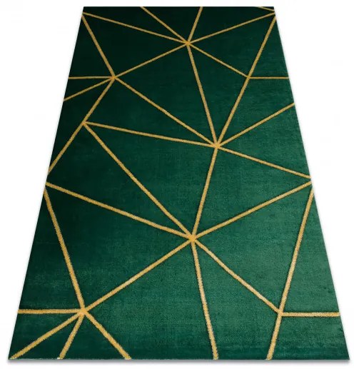 Dywany Łuszczów, Kusový koberec Emerald 1013 green and gold, 180x270, zelená, chodba / předsíň