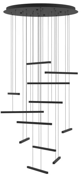 Eglo 390351 - LED Stmívatelný lustr na lanku LINDOZA 12xLED/8,4W/230V 3000K